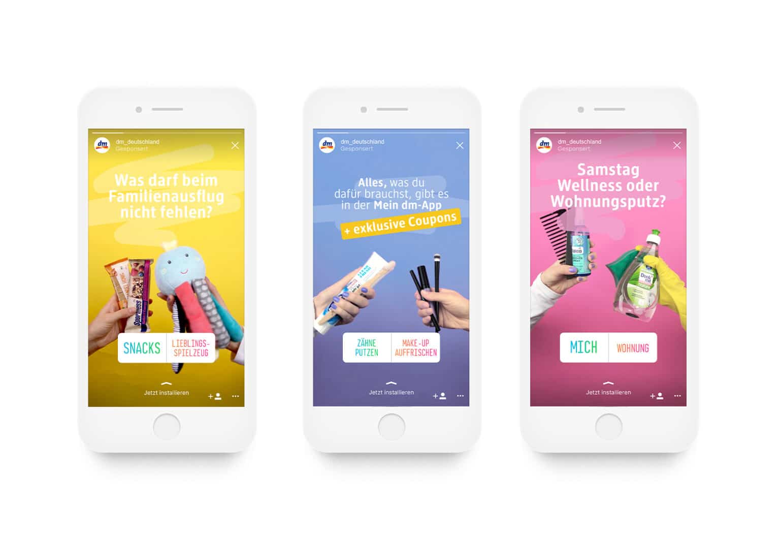 oddity pusht „Mein dm-App“ mit fröhlicher Digital-Kampagne - DESIGNBOTE